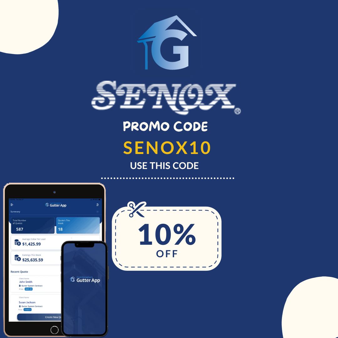 Senox Promo Code: – GutterApp.com